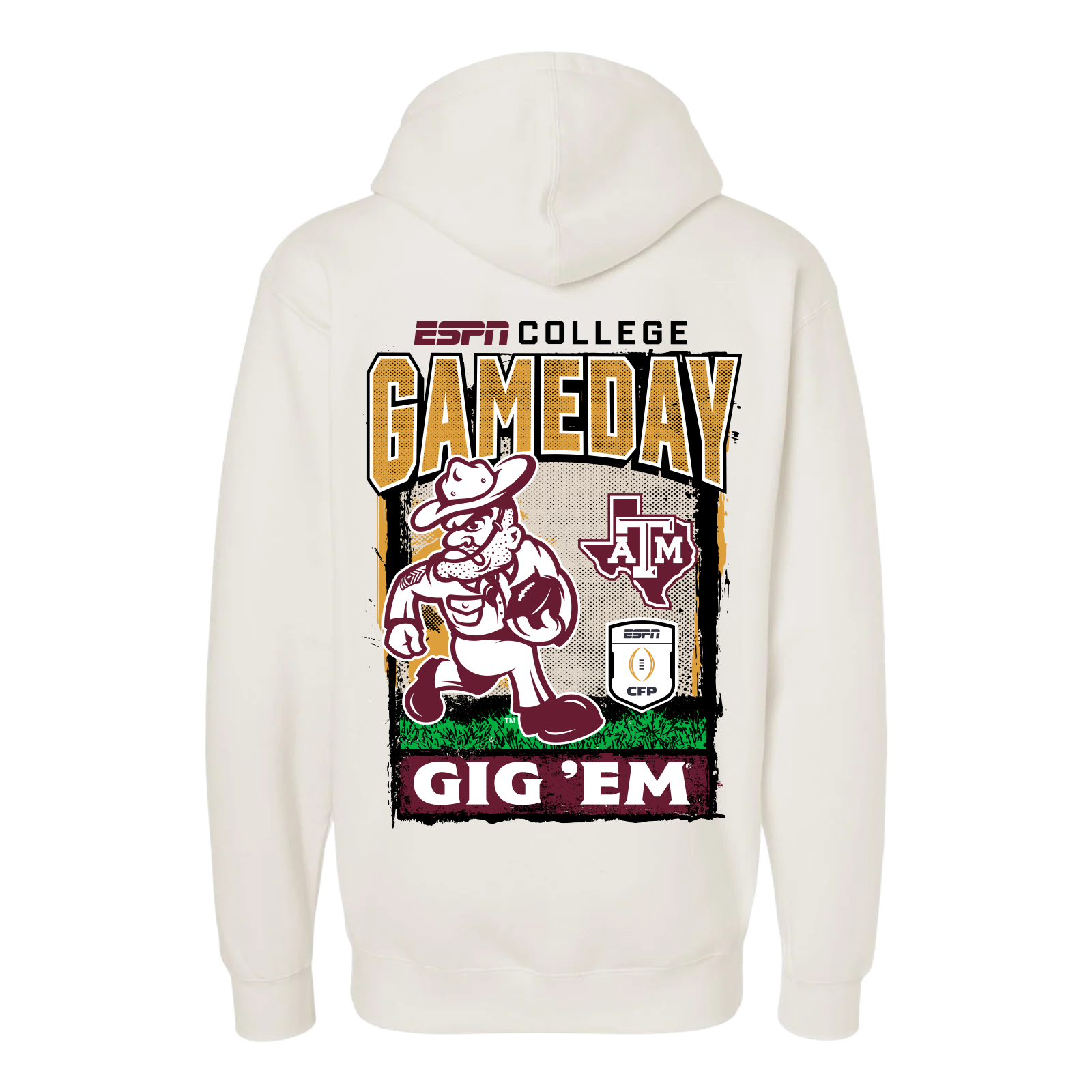 CFP '25|'26 Gameday Texas A&M Mascot Hoodie – ESPN Merch