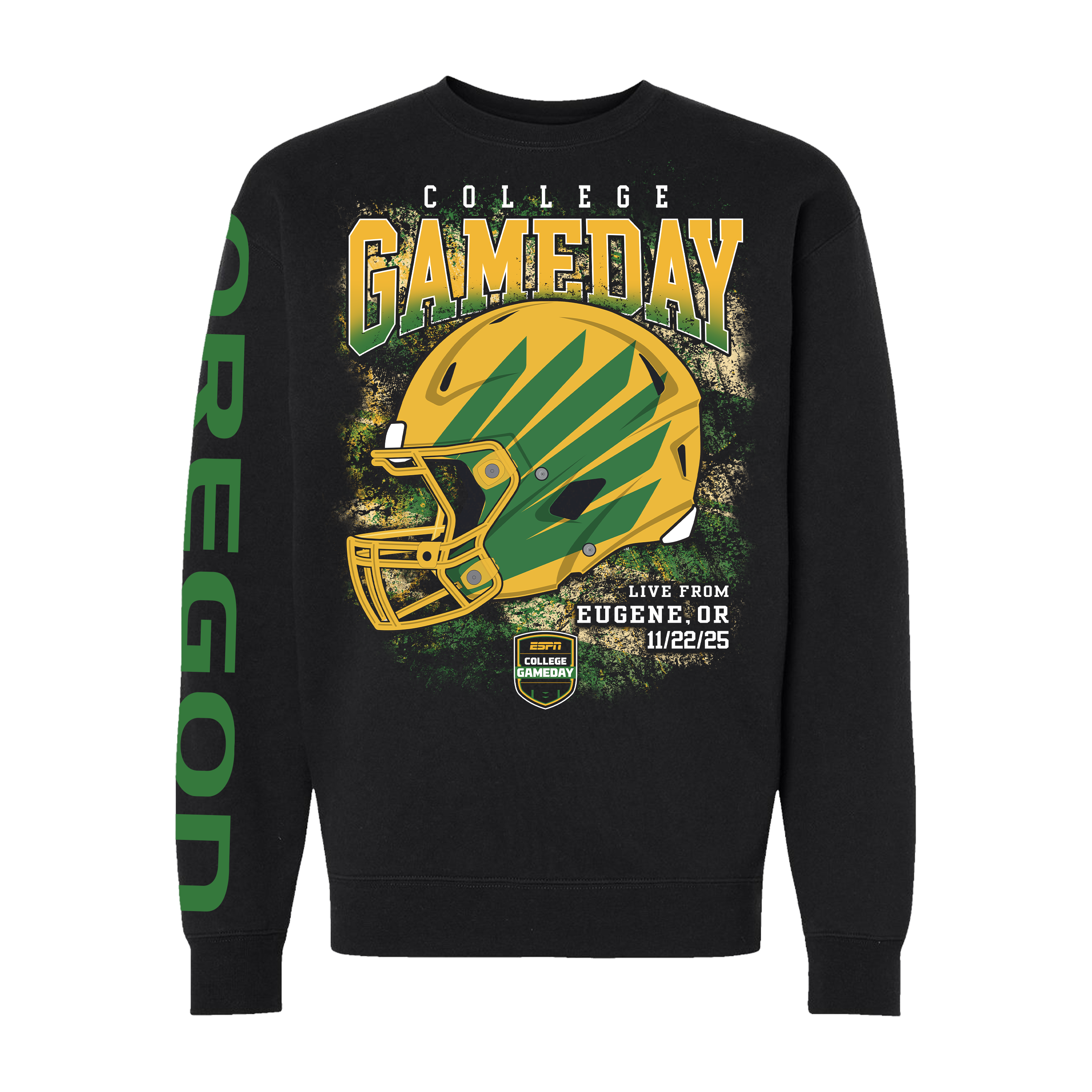 College GameDay Oregon Helmet Crewneck – ESPN Merch